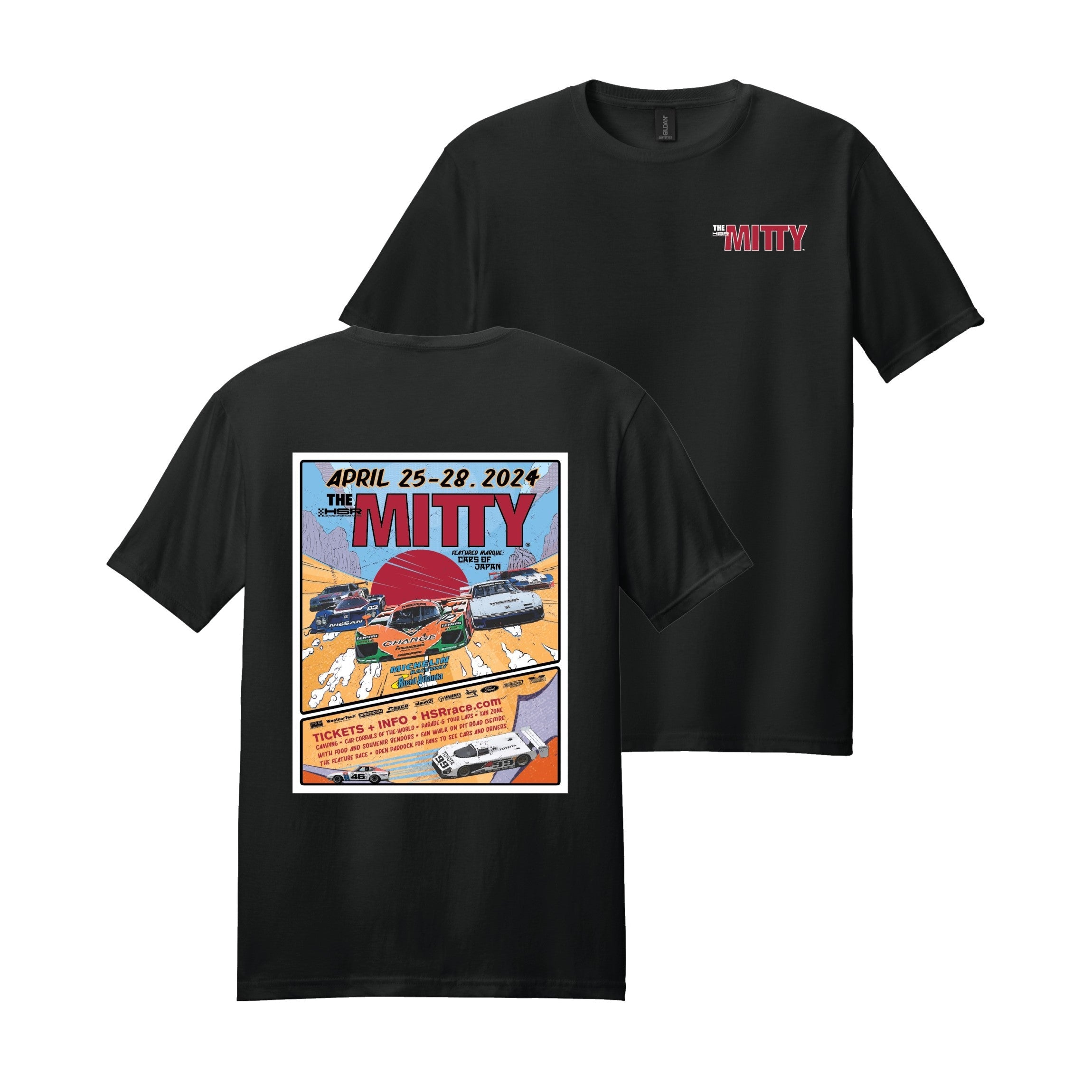 HSR 2024 Mitty Event Tee - Black – Team IMSA
