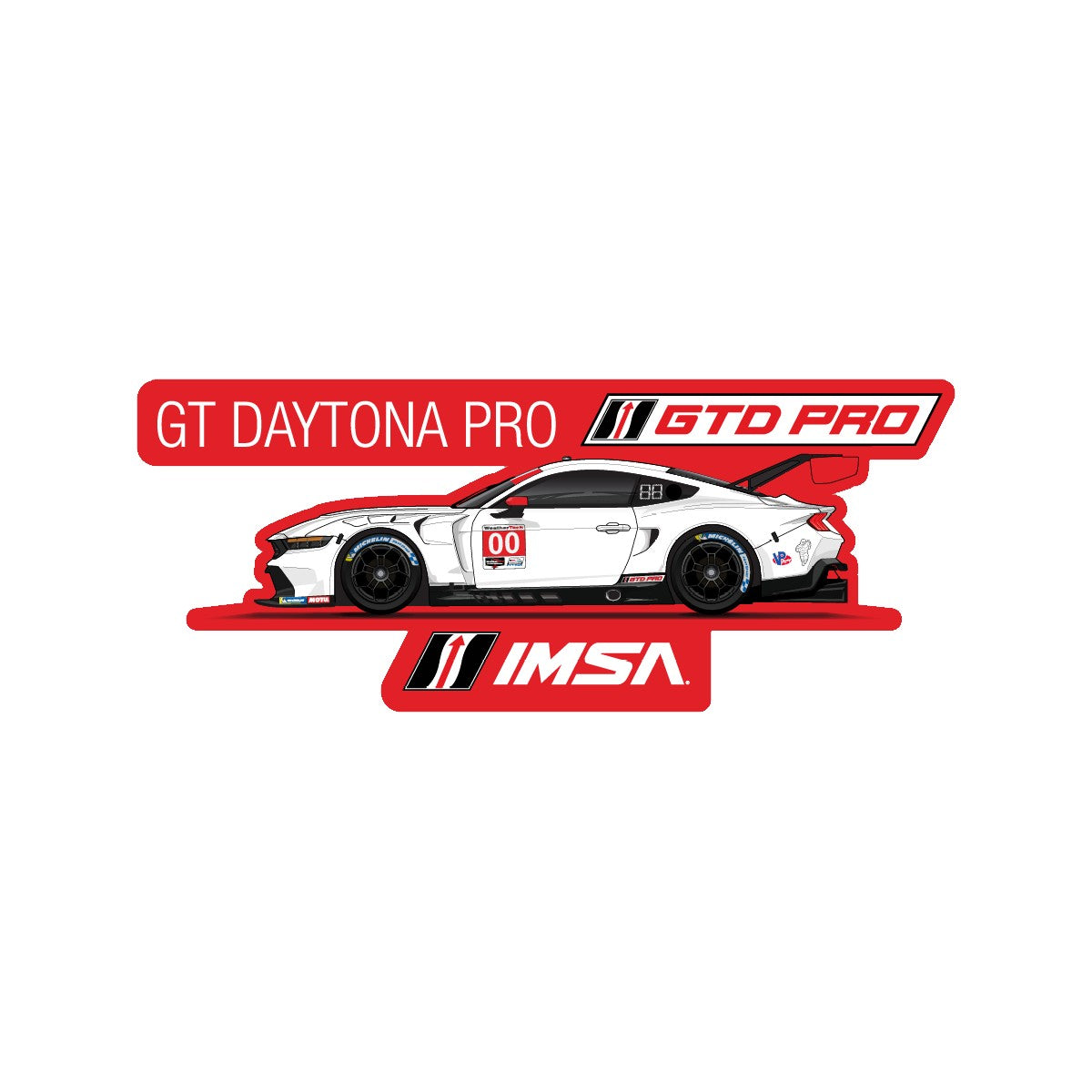 2026 GTD PRO Car Class Magnet – Team IMSA