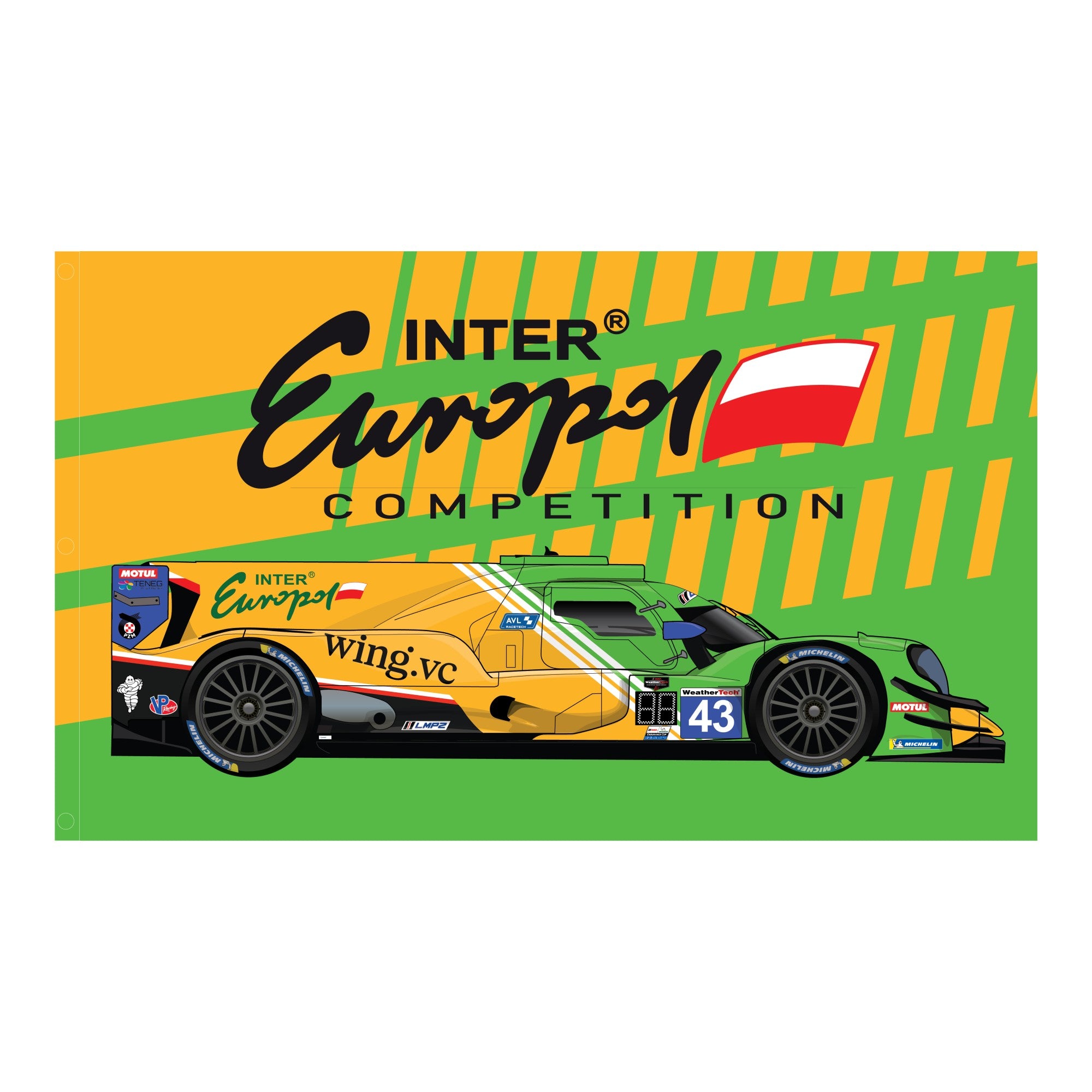 Inter Europol Competition Team Flag – Team IMSA