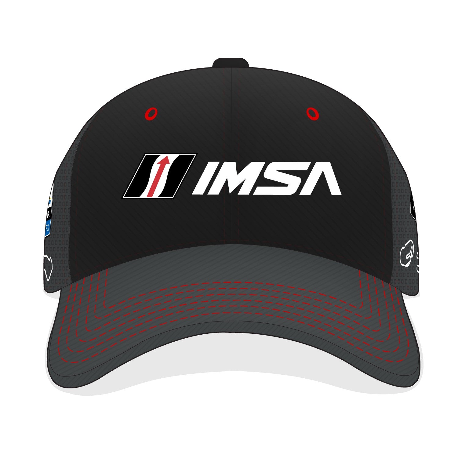 2026 IMSA Track Outline Hat - Black/Grey – Team IMSA